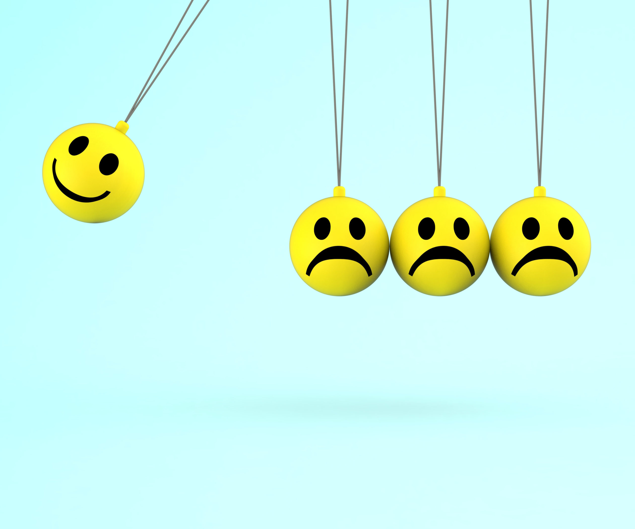 Happy And Sad Smileys Shows Emotions - Doctor Diane Strachowski